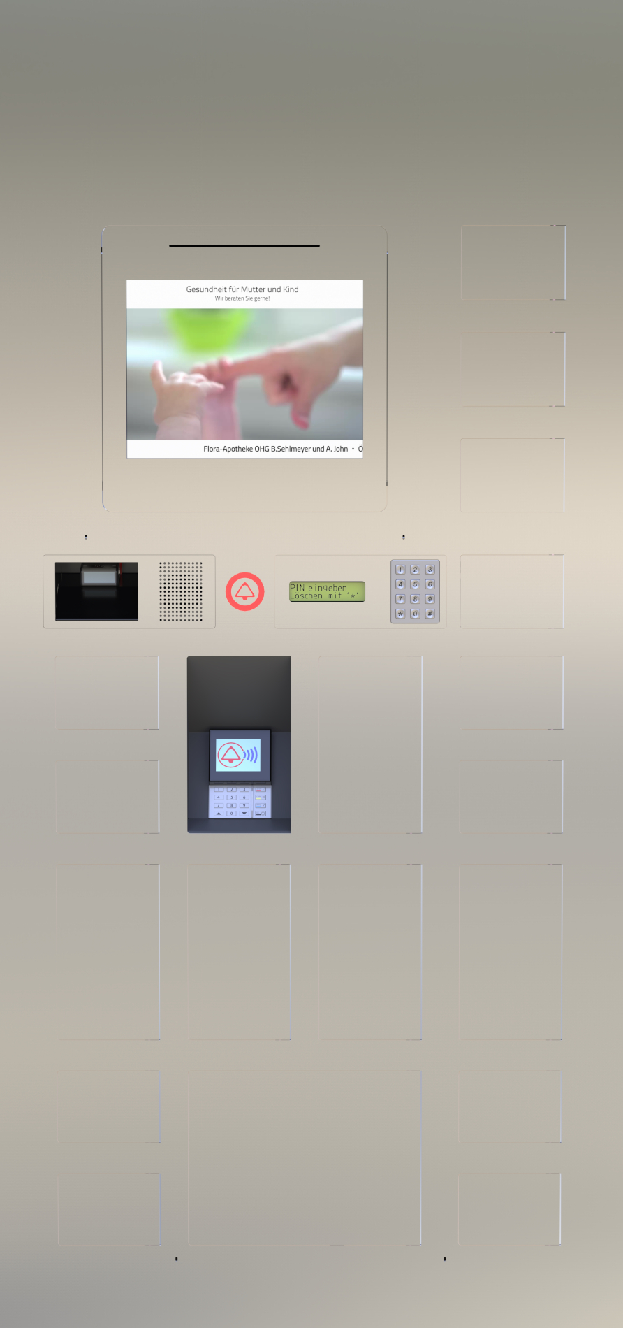 Referenz-Systeme - DACOS GmbH - Apotheken-Notdienstanlagen & Abholfächer
